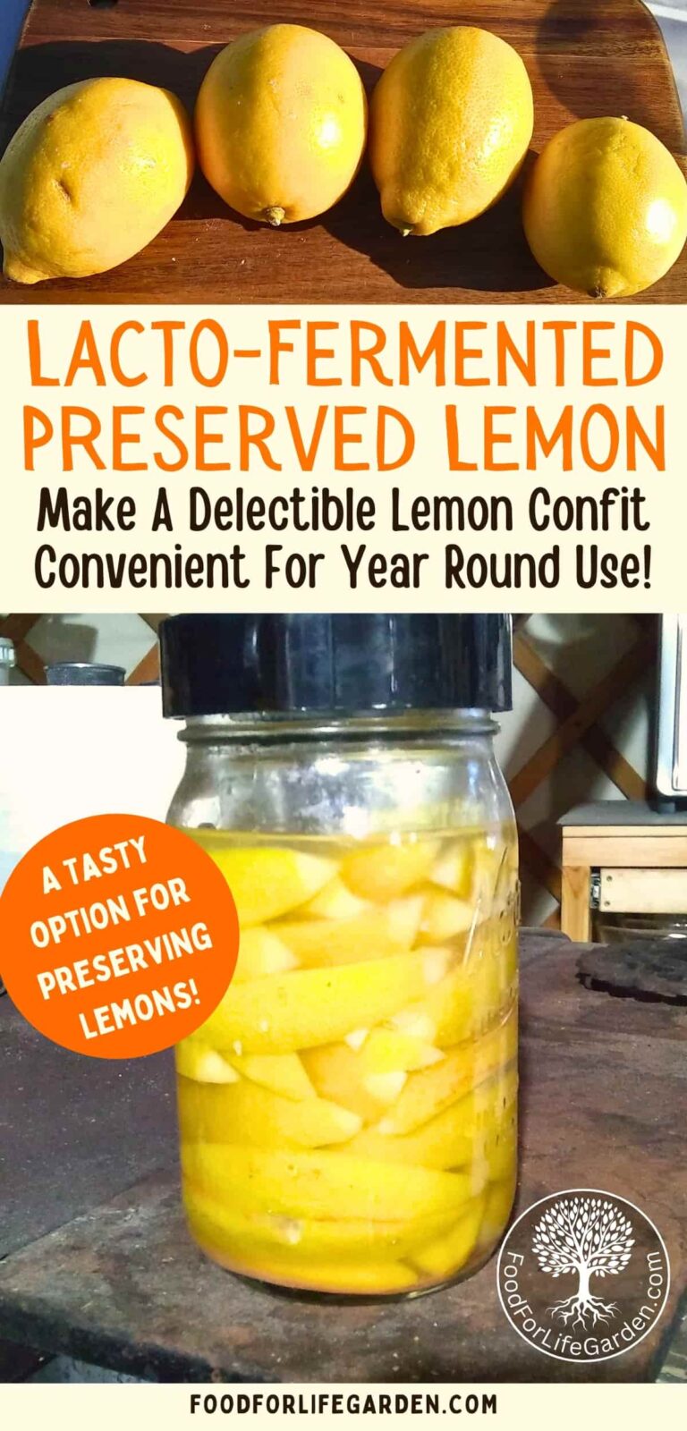 Lemon Confit - Preserved Lemons or Limes With Intense Flavor – Food For ...